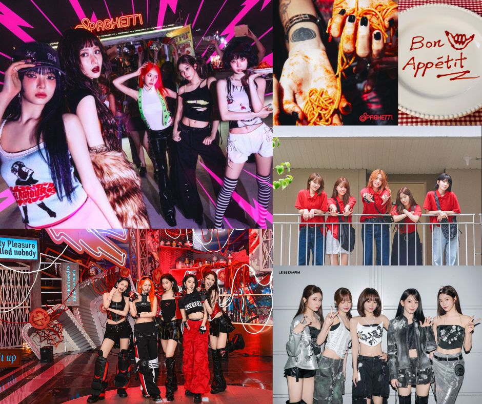 LE SSERAFIM Reaches a Milestone with 'Spaghetti' – Kpop Planet Global