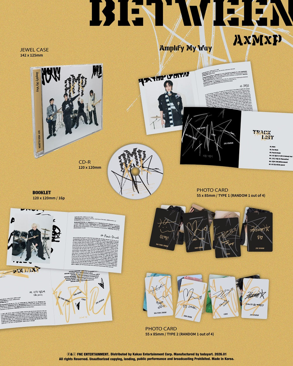 AxMxP - Amplify My Way (Between ver.) (CD) – Kpop Planet Global
