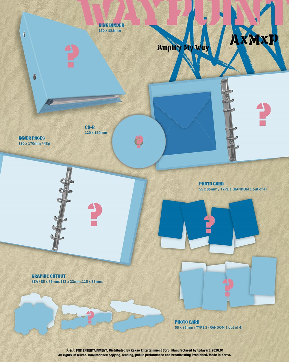 AxMxP - Amplify My Way (Waypoint ver.) (CD) – Kpop Planet Global