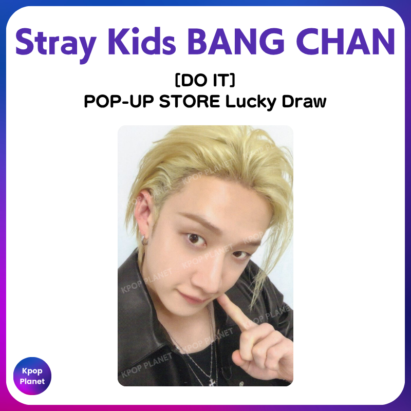 Stray Kids BANG CHAN Photocard [ DO IT ] POP-UP STORE Lucky Draw – Kpop ...