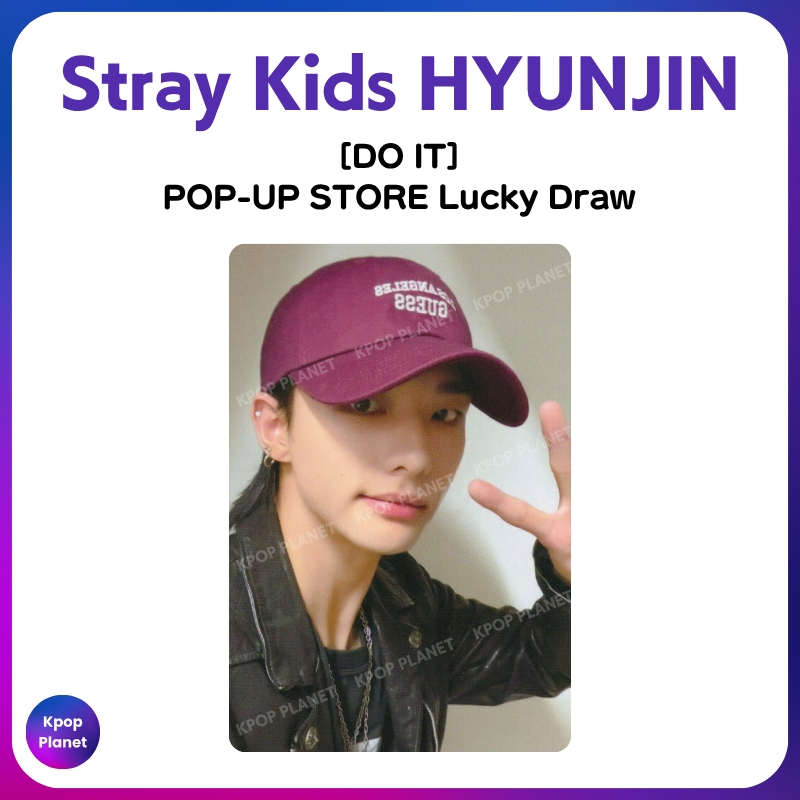 Stray Kids HYUNJIN Photocard [ DO IT ] POP-UP STORE Lucky Draw – Kpop ...
