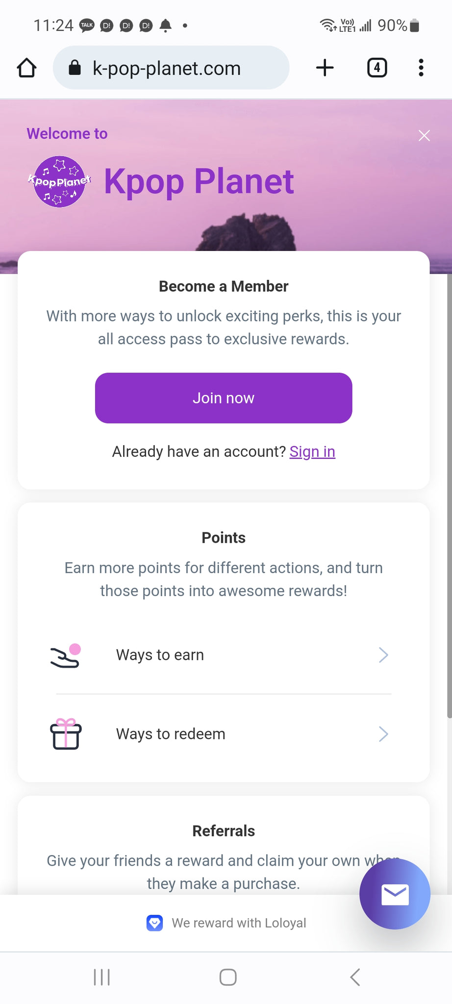 Rewards for Subscriber – Kpop Planet Global