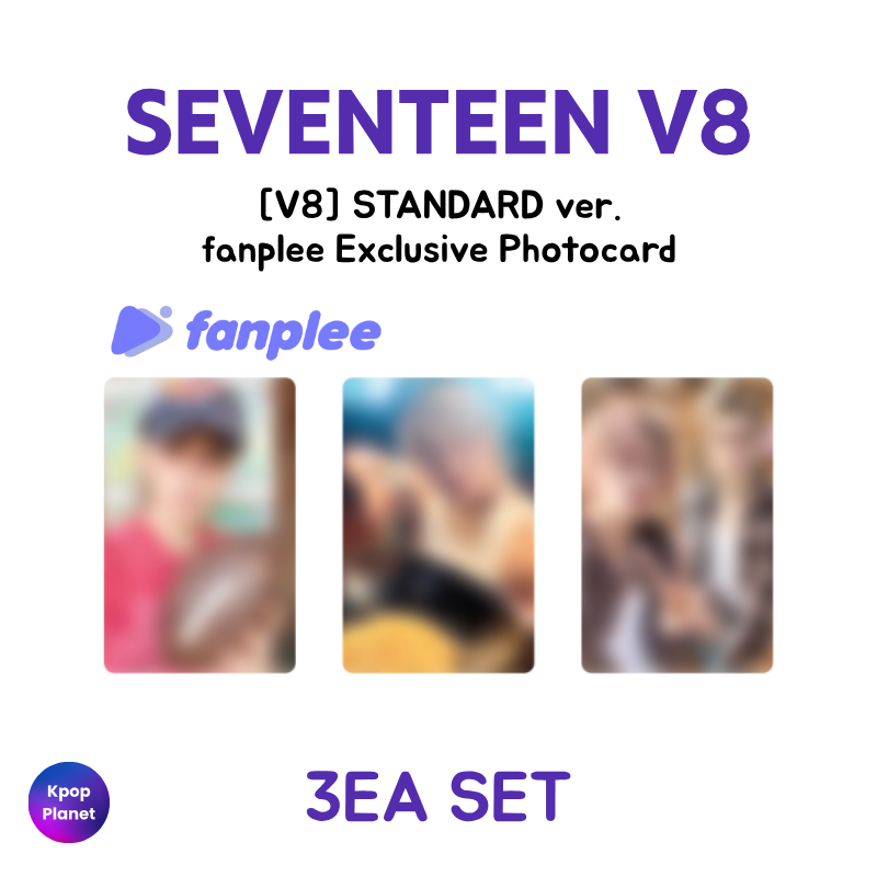SEVENTEEN V8 fanplee Exclusive Photocard [ V8 ] (STANDARD ver.) – Kpop ...